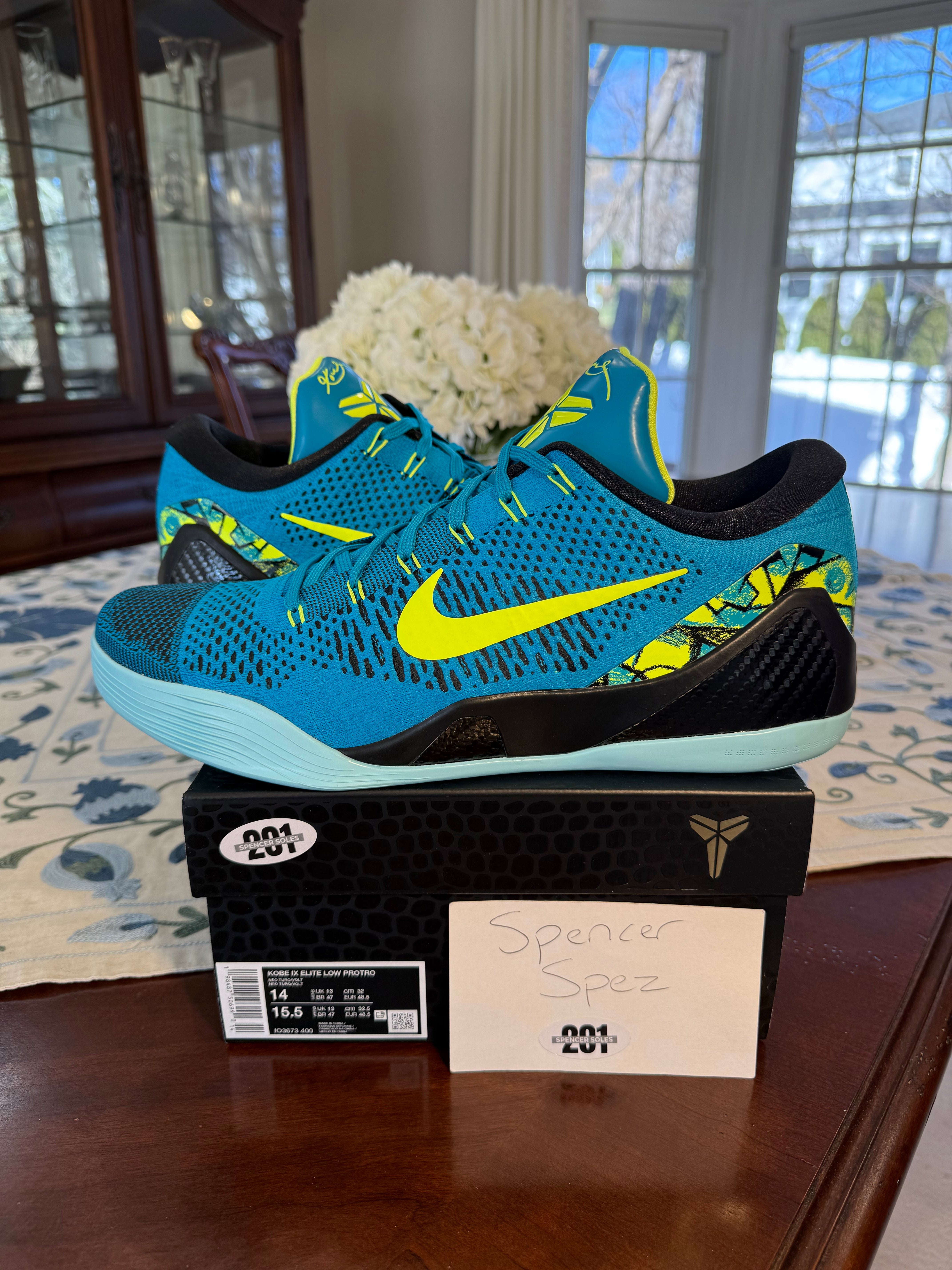 Kobe 9 Elite Low Protro Perspective – Spencer Soles